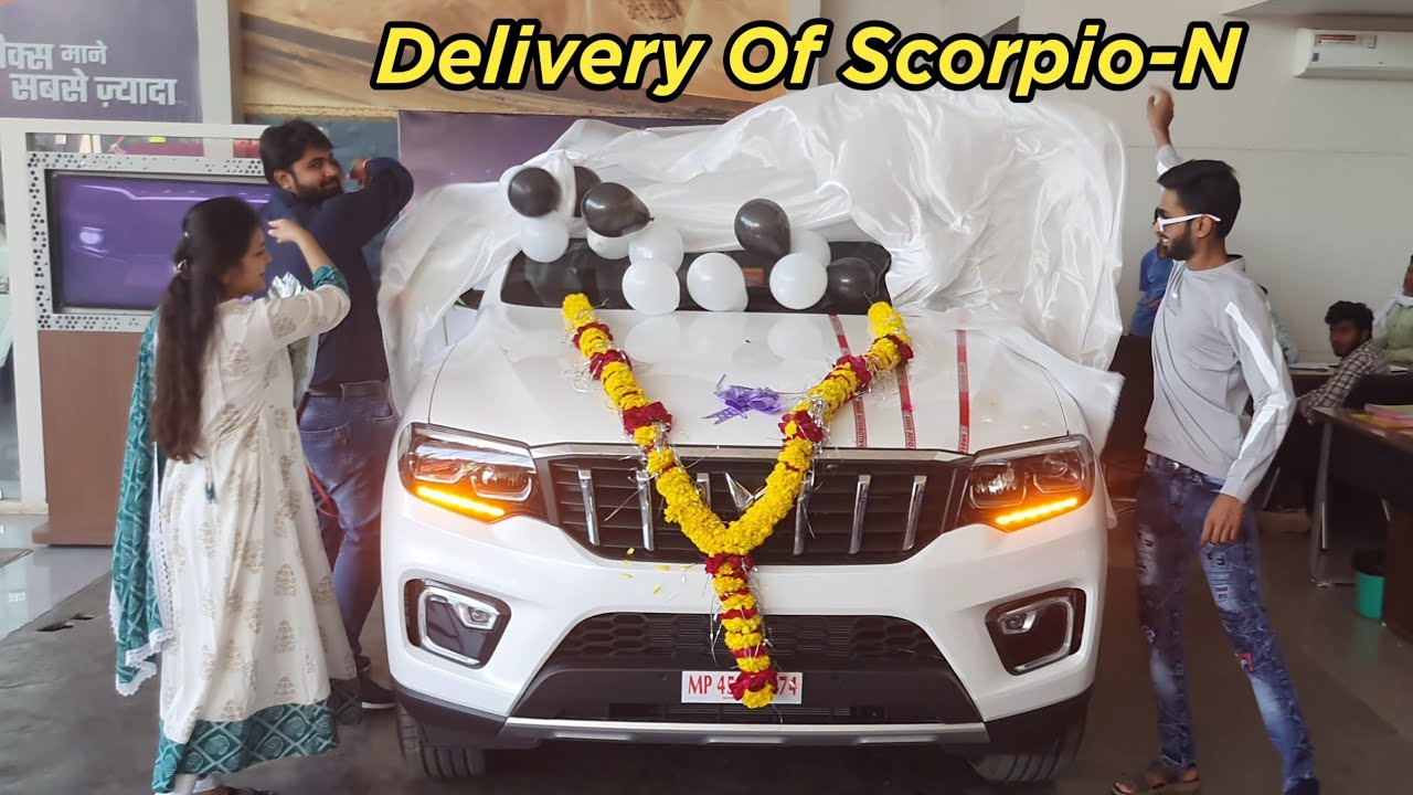 Taking Delivery Of ScorpioN - JAY CHOUDHARY - YouTube