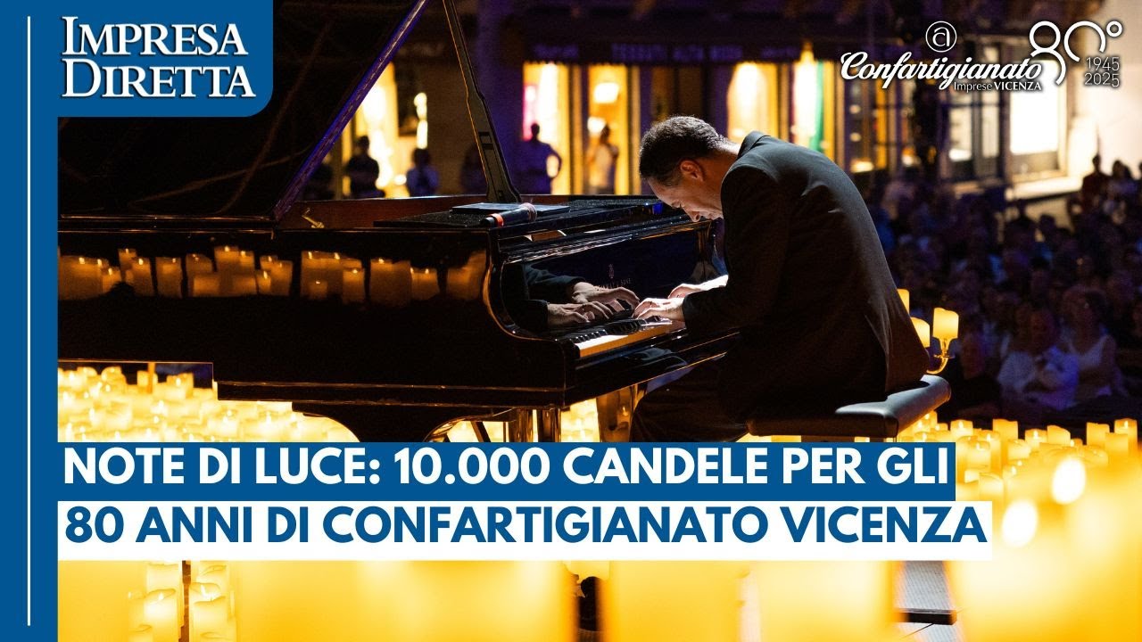 Note di Luce: 10’000 candele in Piazza dei Signori per gli 80 anni di ...