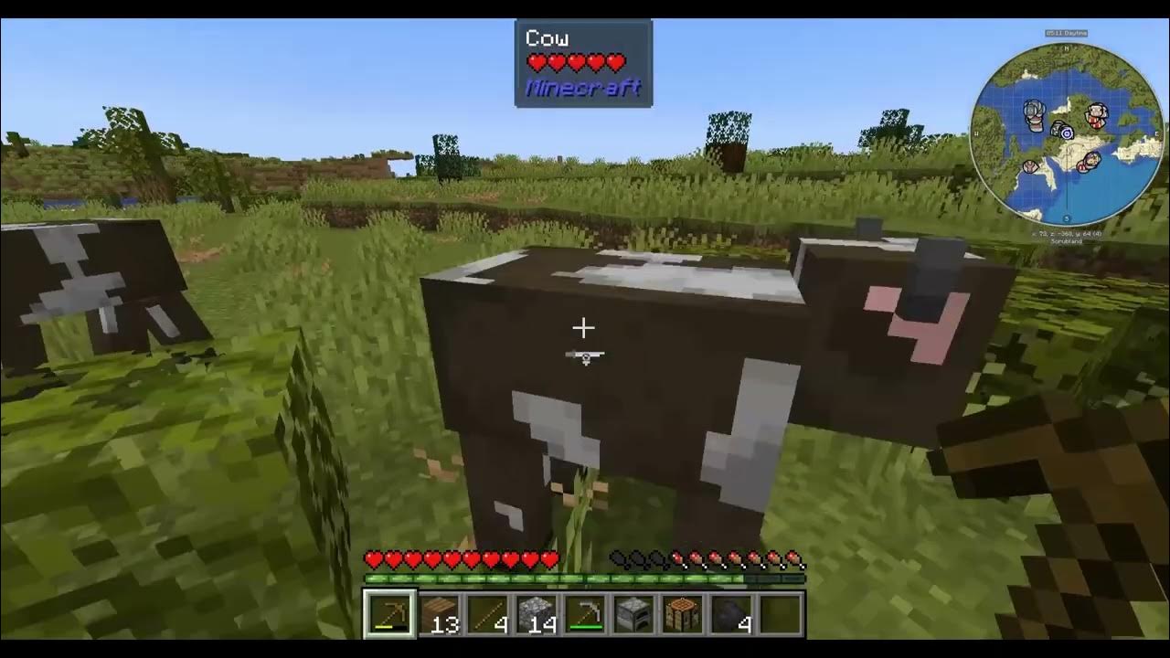 day 1 of modded survival minecraft - YouTube