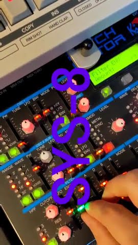 SYS-8 (Roland System-8 Plug-In/TR-909) - YouTube