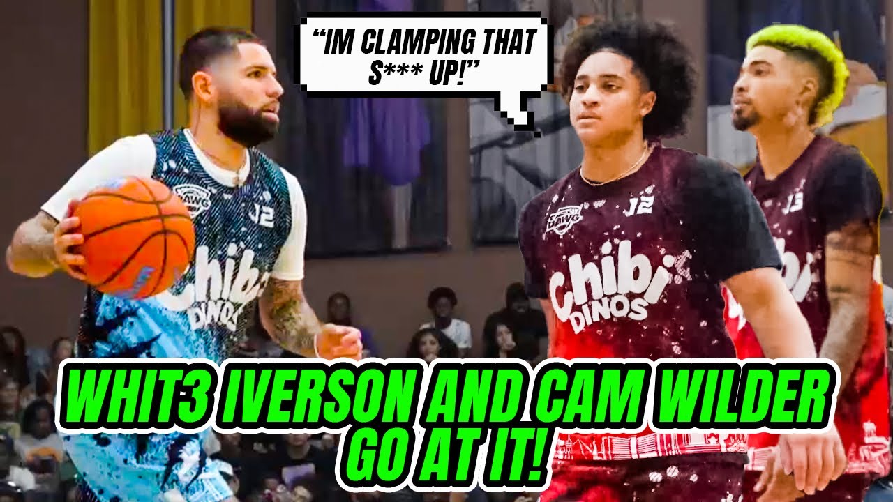 Las Vegas Celebrity Game Was CRAZY! Whit3 Iverson VS Cam Wilder & Slim ...