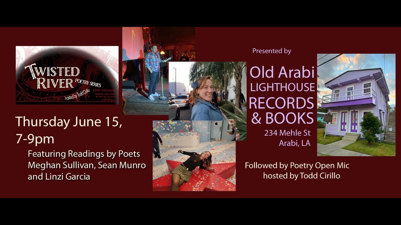 Twisted River Poetry Series: Meghan Sullivan, Sean Munro & Linzi Garcia ...