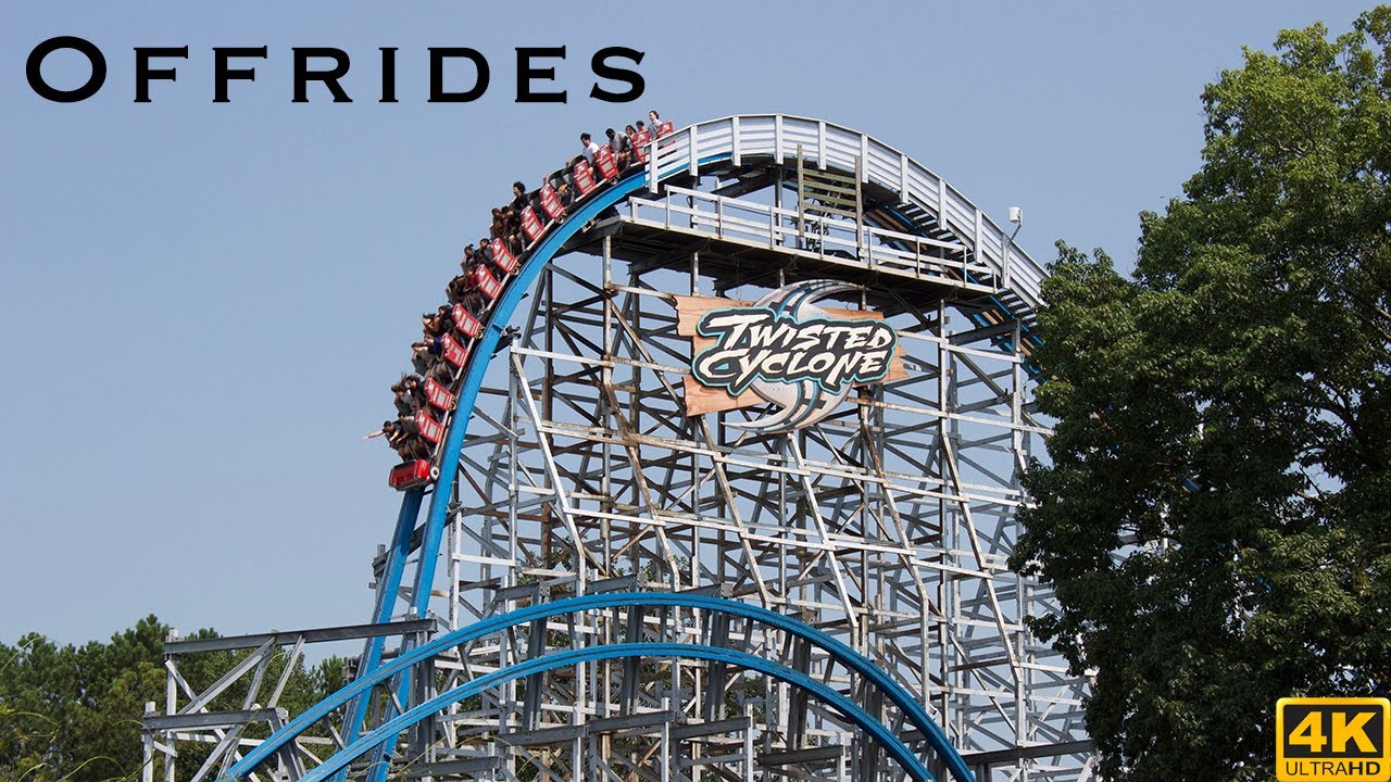(4K) Twisted Cyclone Offrides-Six Flags Over Georgia - YouTube