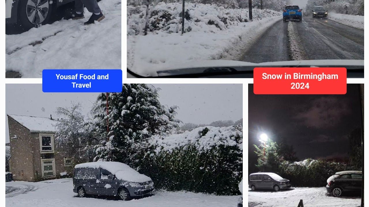 snowfall Birmingham@Snow in Birmingham @Tim Hortons @Oldbury Shopping ...