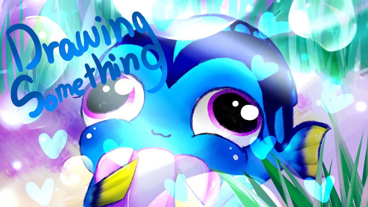 Purple shell (Drawing Something 64) Finding Dory - YouTube