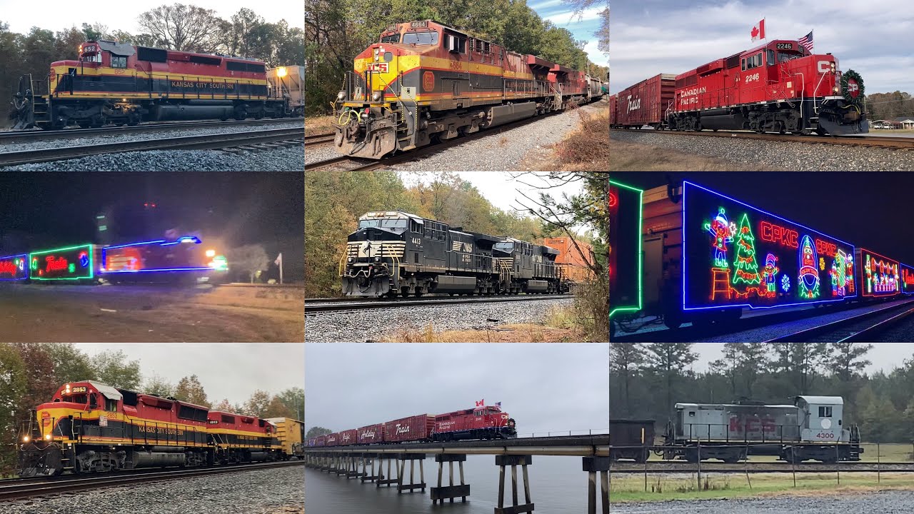 Trains on the CPKC - Ft. CP Holiday Train, KCS SW7 & More! (November 29 ...
