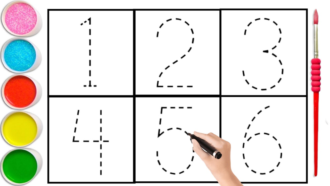 Learn to count numbers for kids | Numbers Counting 1 to 100, count 123 ...