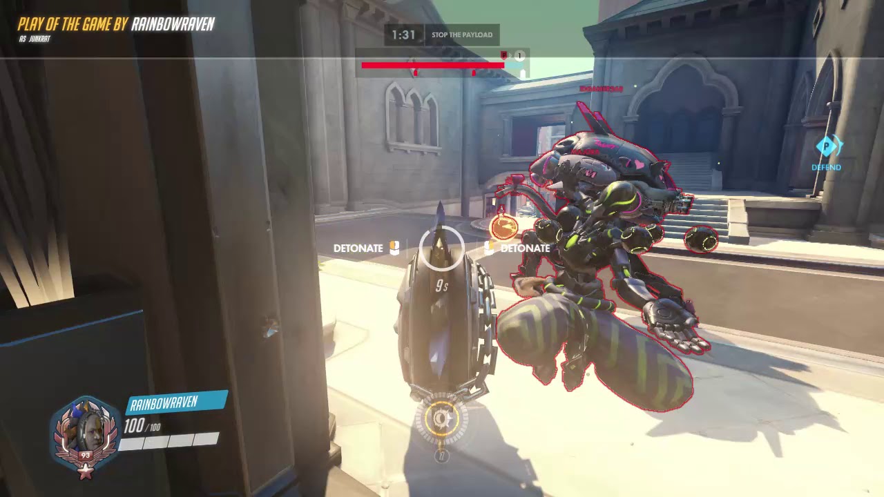 RainbowRaven Is Junkrat Dance Emote - YouTube