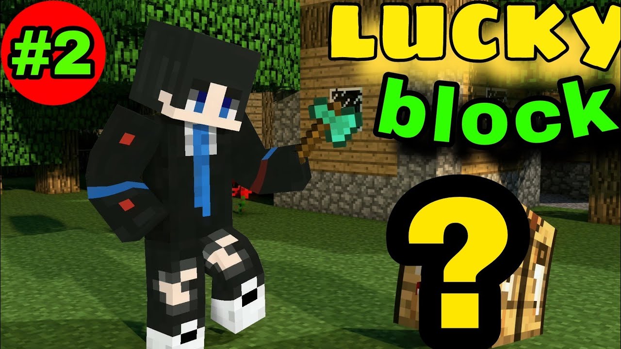 I play minecraft lucky block mode || Lucky block race || Classy_twins ...