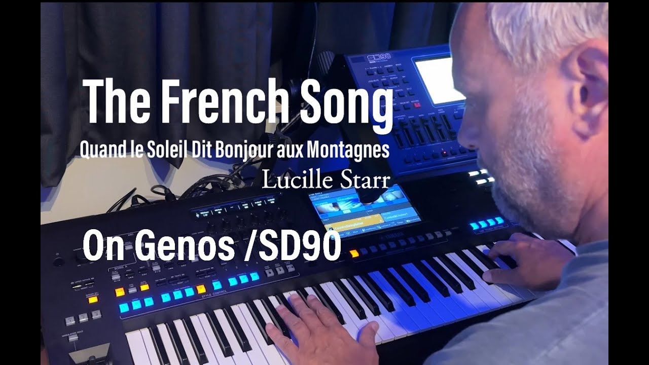 French Song (Lucille Starr) on Genos/SD90 - YouTube