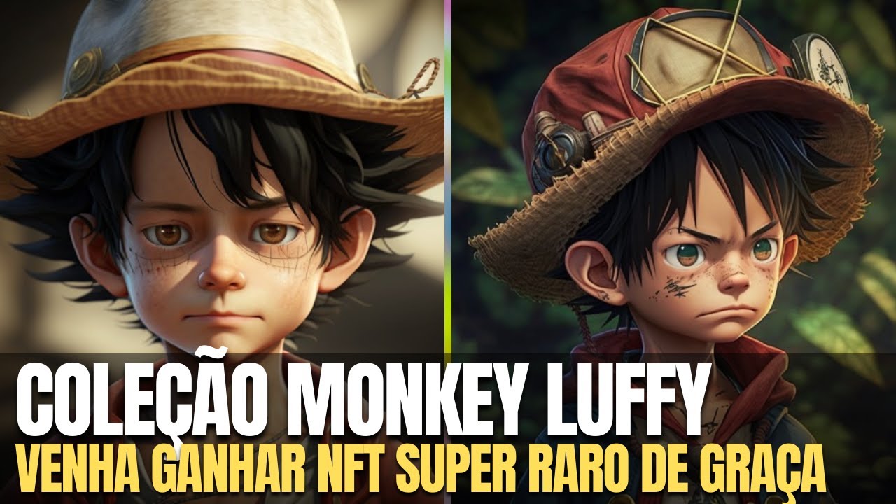 COLEÇÃO MONKEY LUFFY - ONE PIECE [NFTS DE SUPER QUALIDADE] - EDIÇÃO ...