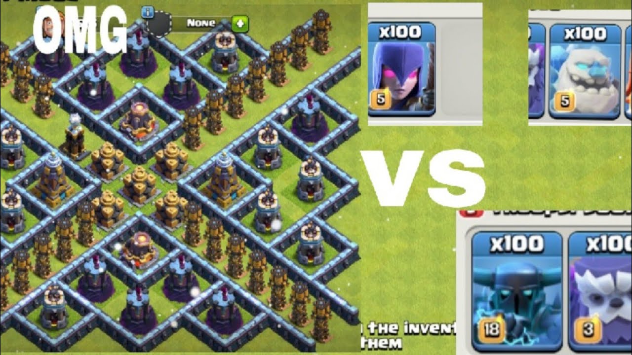 Crusher Base vs ground troops - YouTube