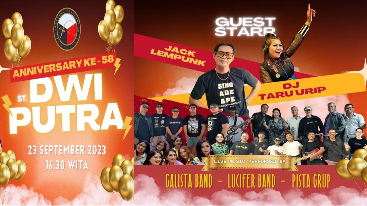 Vlog HUT STT. DWI PUTRA KE 58 Br. TEGAL AGUNG PEMECUTAN DENPASAR 2023 ...