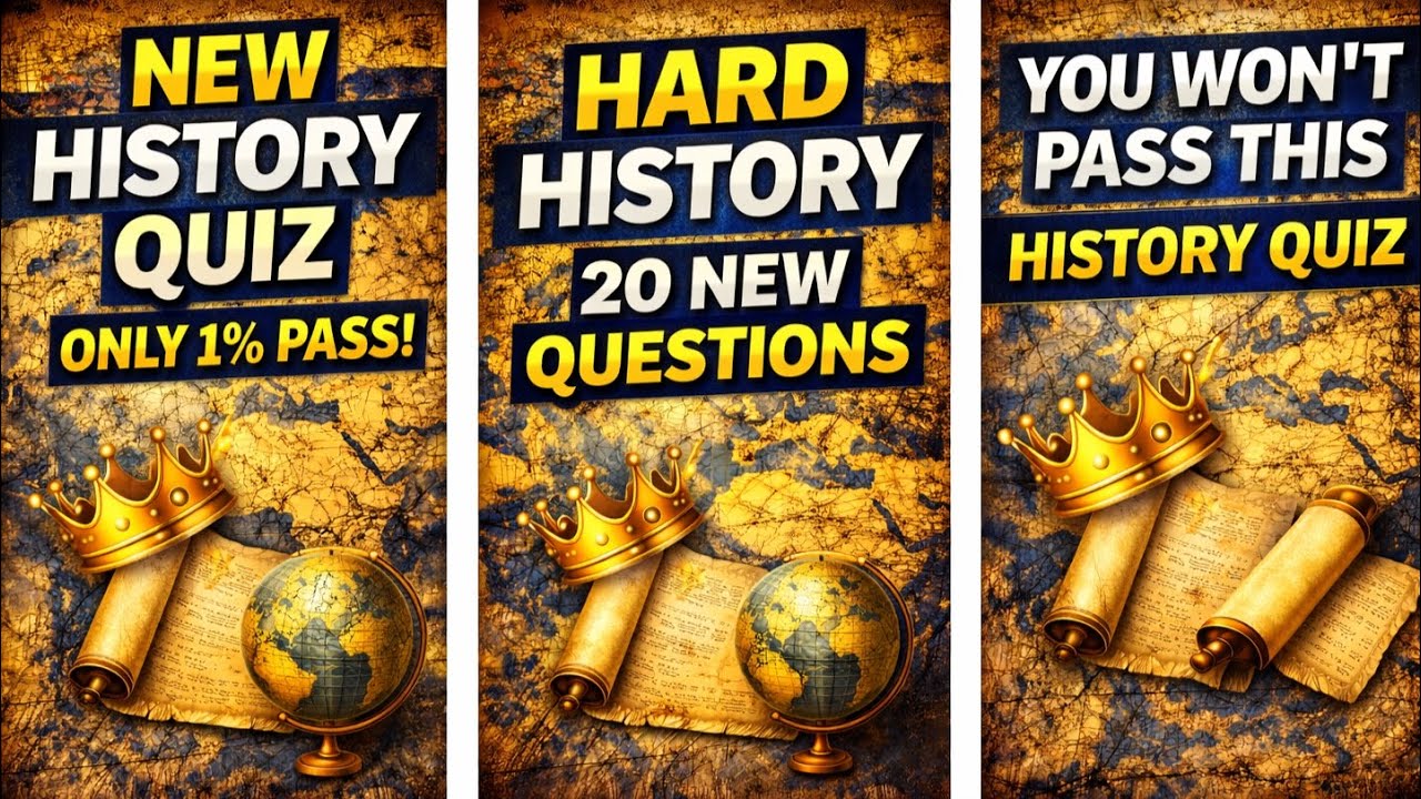 Hard History Quiz 🏛️ | 20 NEW Questions Only Experts Can Answer! - YouTube