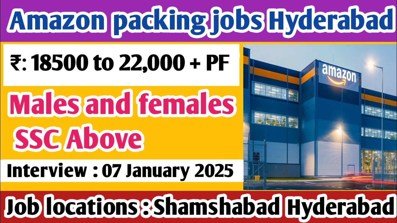 Amazon Warehouse Jobs Shamshabad| Picking & Scanning Jobs| Interview:07 ...