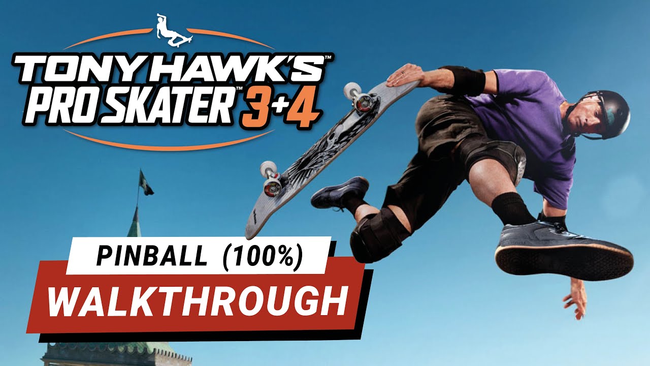 THPS 3+4 | Pinball 100% Walkthrough | No commentary - YouTube