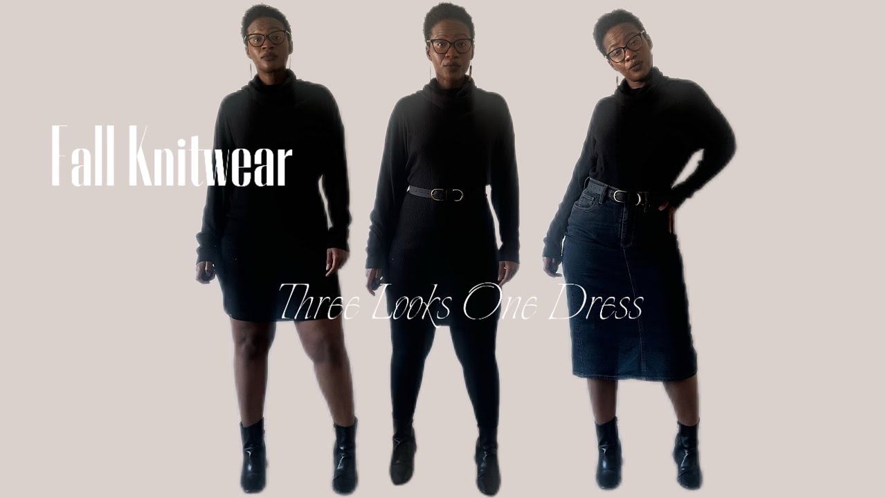Fall Knitwear Styling| One Dress Three Different Outfits| Fall Lookbook ...