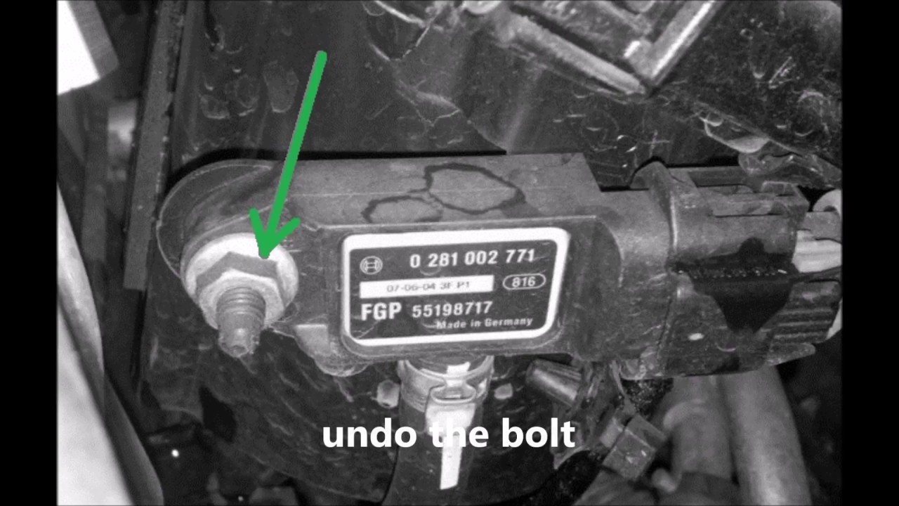 How To Replace DPF Differential Sensor Astra Zafira P1901 P2452