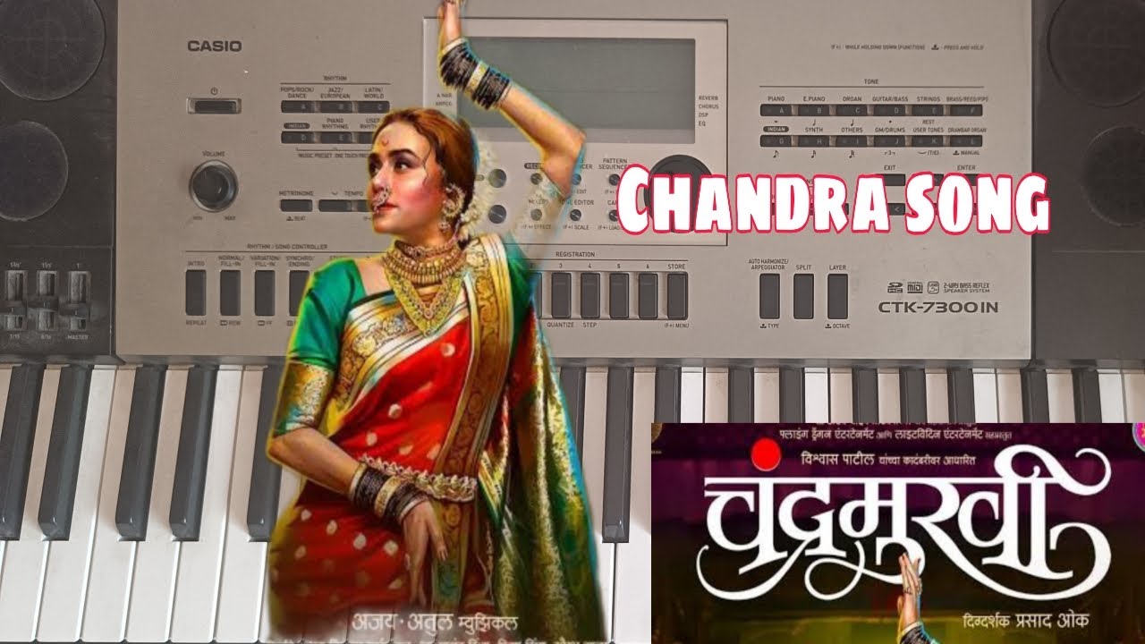 Chandra Song Piano Tutorial | Chandramukhi | Ajay Atul #chandra # ...