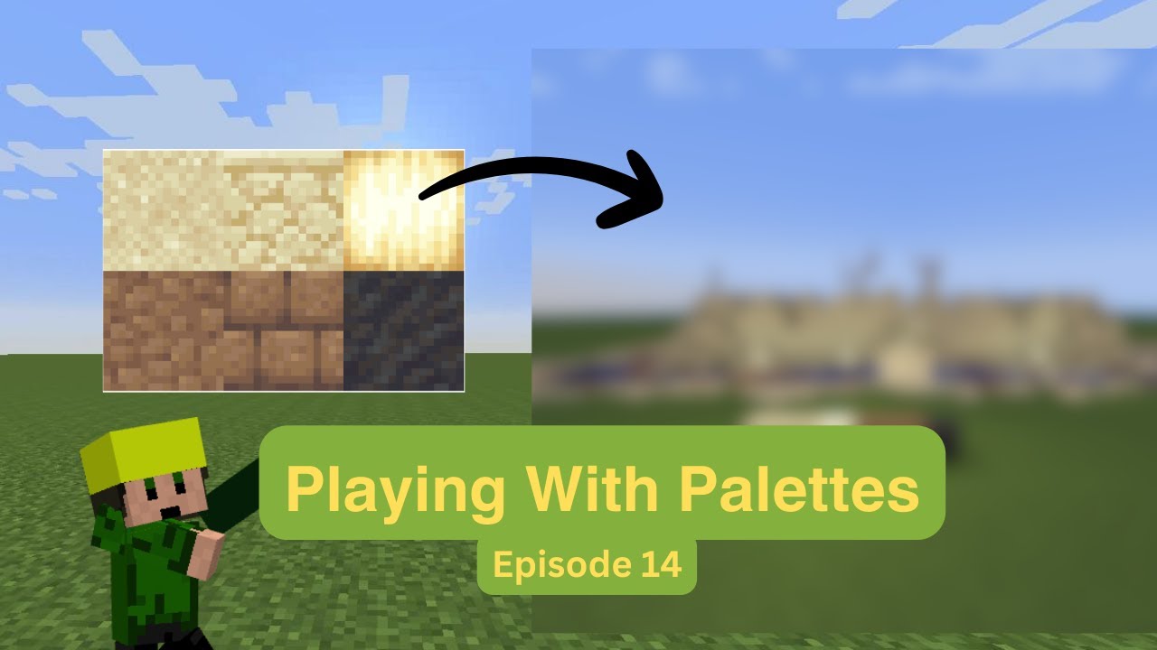 Transforming a Random Palette into a Minecraft Sandcastle | Playing ...
