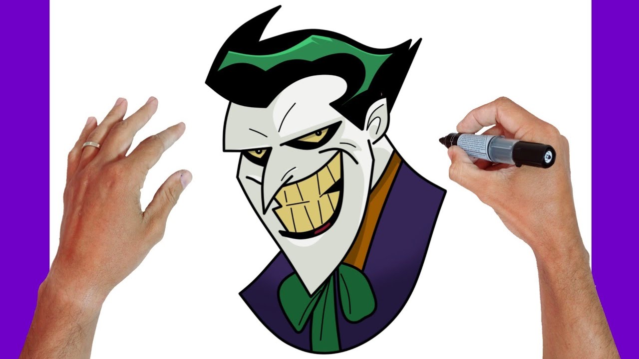 como DESENHAR o CORINGA - HOW TO DRAW JOKER - YouTube
