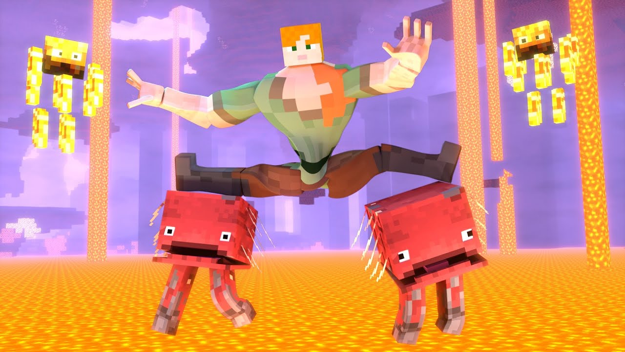 Strider & Villager Life 2 - Minecraft Animation | Alex and Steve Life ...