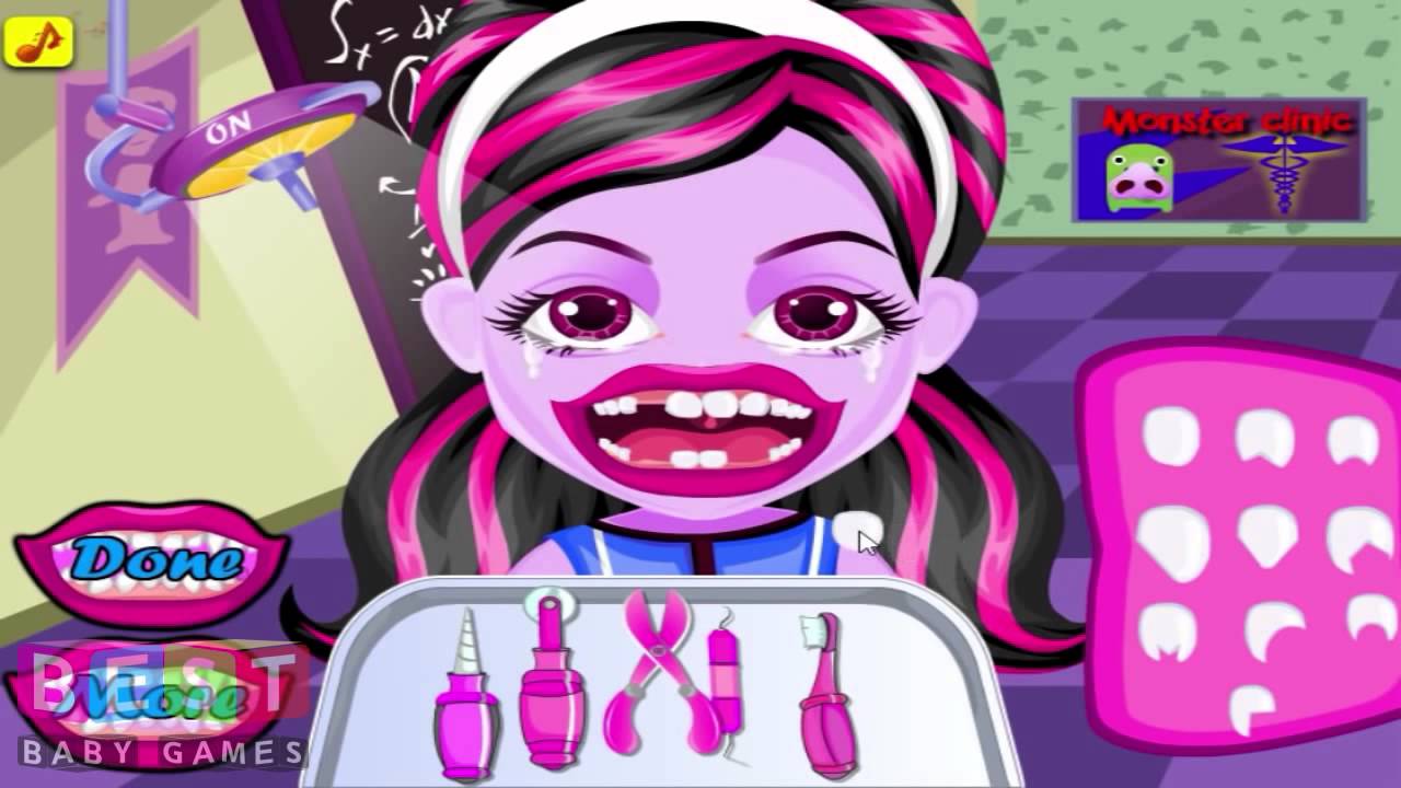 ღ Baby Monster Tooth Problems - Baby Monster High for Kids - YouTube