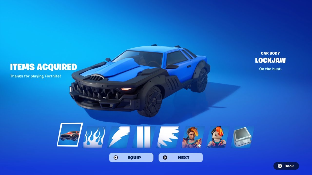 How To Get Lockjaw Car Body For FREE! (Fortnite Rocket League) - YouTube