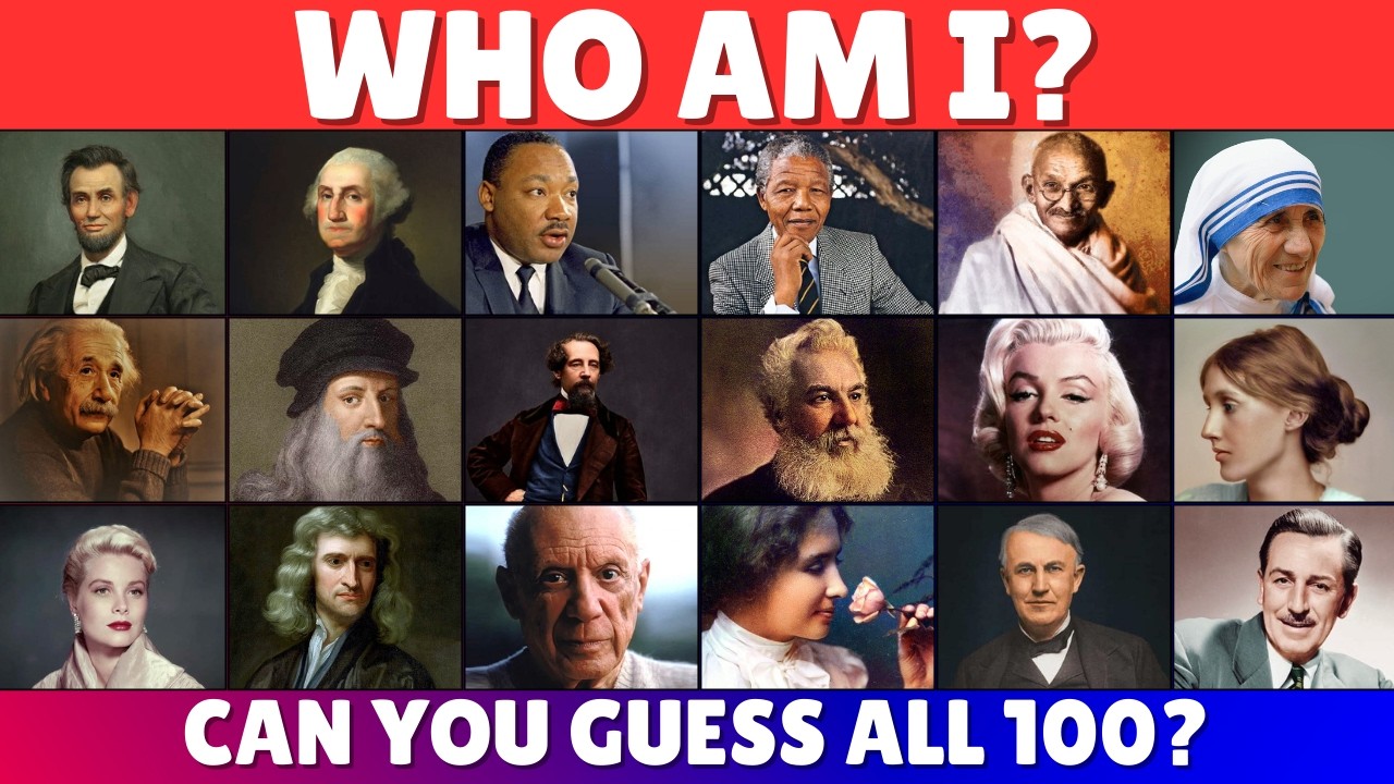 WHO AM I? | CAN YOU GUESS THESE FAMOUS PEOPLE FROM CLUES ONLY? 🤔👤 - YouTube