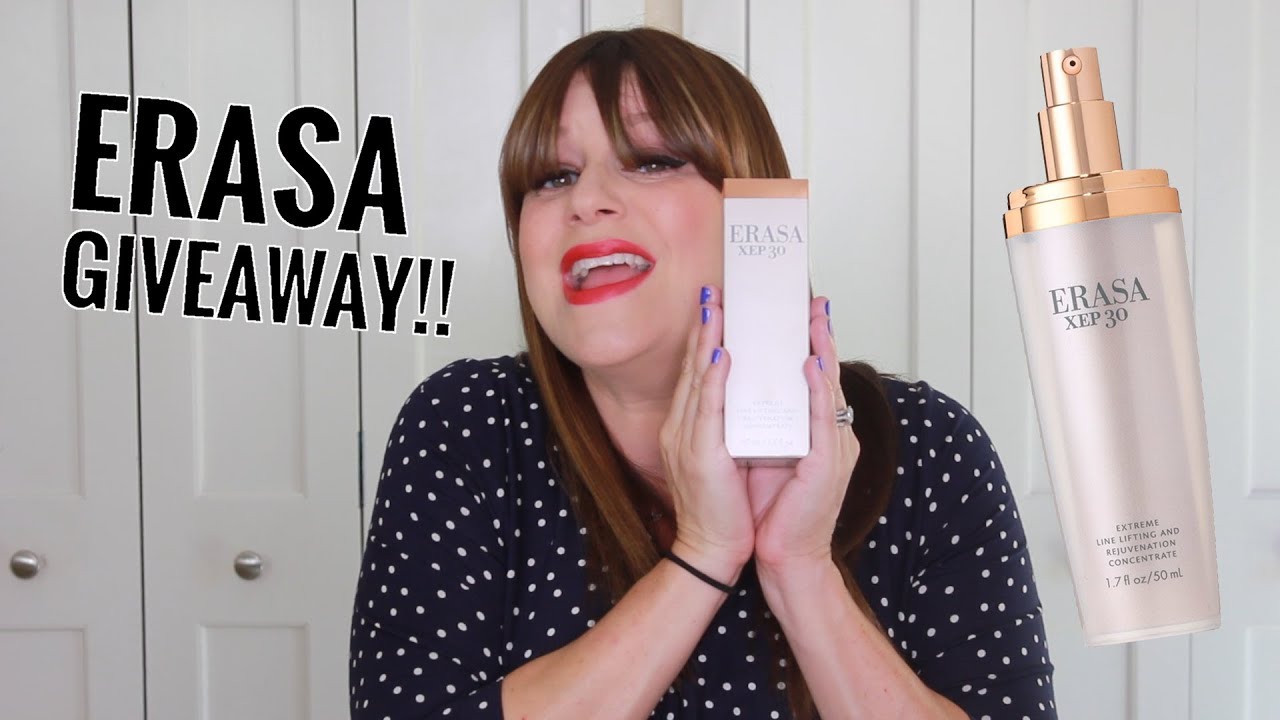 GIVEAWAY! Erasa Skincare - YouTube