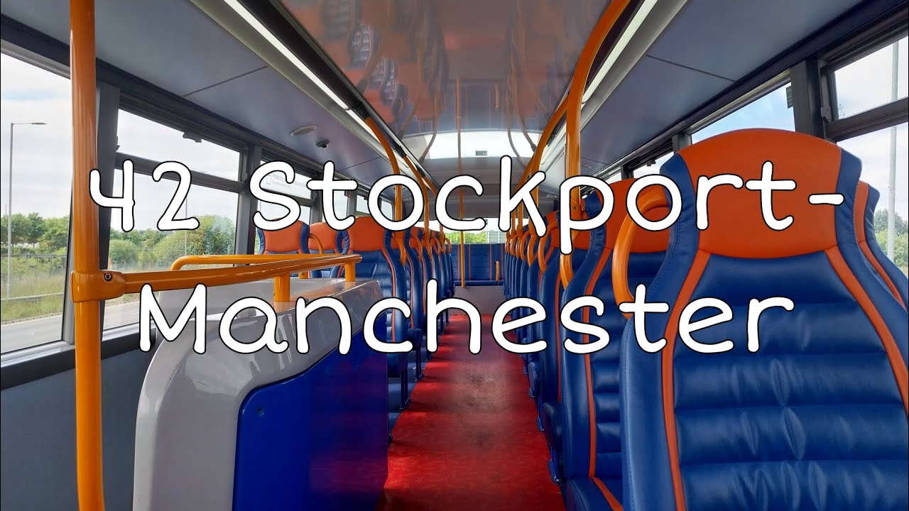 Full route 42 Stockport to Manchester Stagecoach Manchester - YouTube