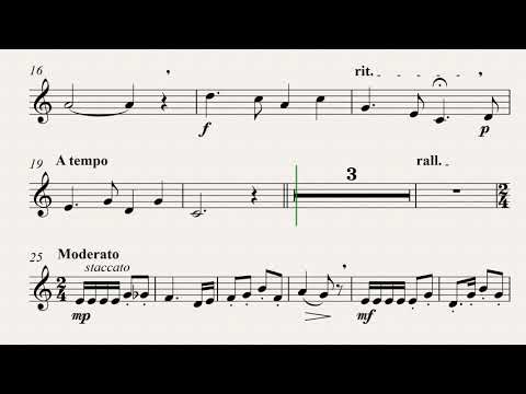 Cook, Vander: Lyra for Trumpet and Piano (piano accompaniment) - YouTube