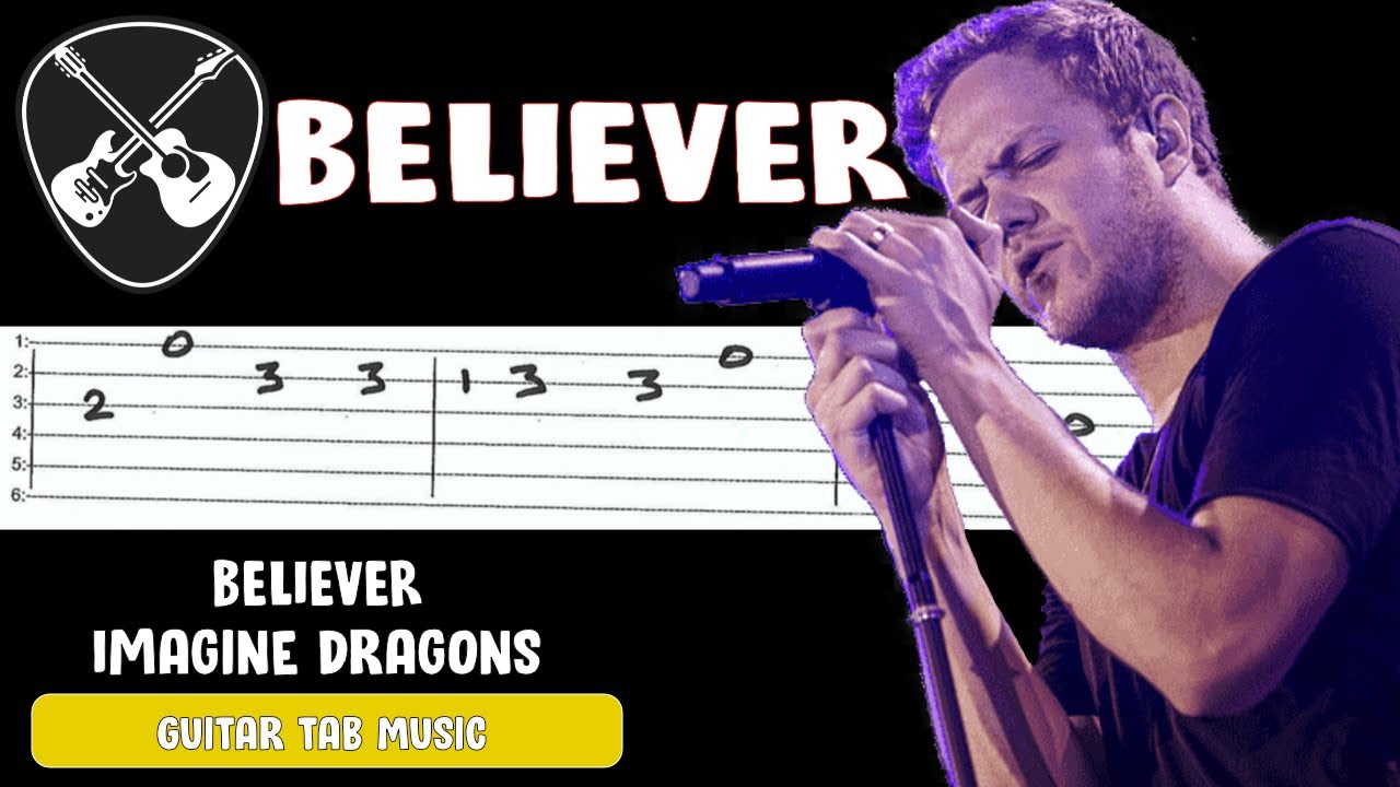 Imagine Dragons - Believer Tab Tutorial - YouTube
