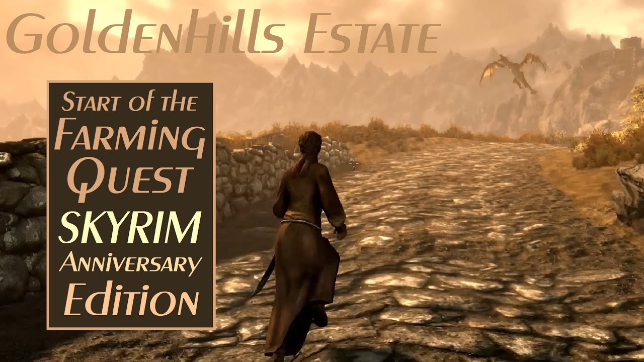 Skyrim Anniversary Edition - Start Farming Quest (Creation Club) - YouTube