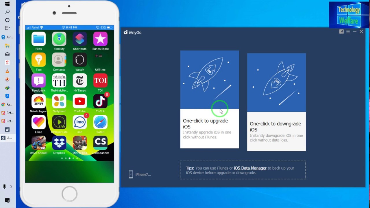 iPhone -How to Downgrade iOS 13.2 to iOS 12! Without Losing Data with ...