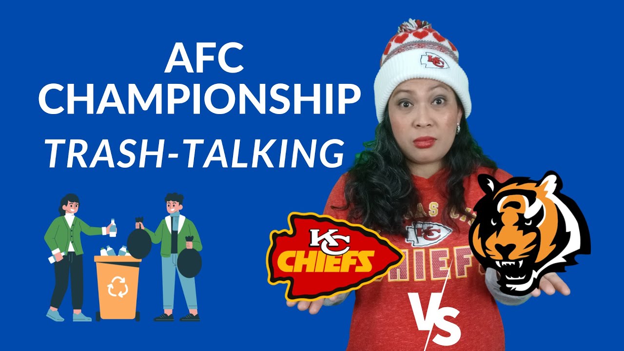 CHIEFS VS BENGALS AFC Championship Trash talking #nfl #afc championship ...