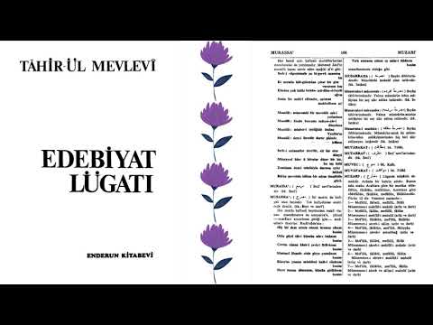 MURASSA NEDİR? | Edebiyat Lügati | Tahir-ül Mevlevi | M Harfi
