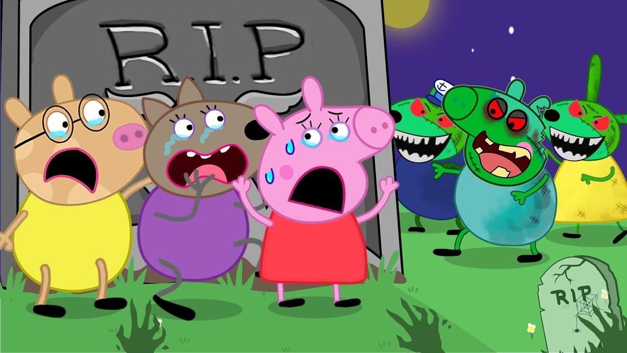 Peppa Pig, Danny Dog and friends turn into Zombies!? Danny Dog sad ...