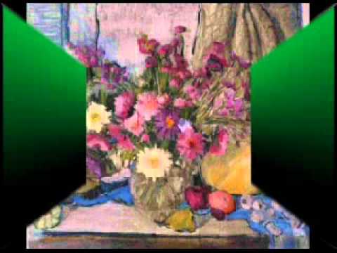 Presentation of Teresa's Pisarska-Markiewicz art works with background ...