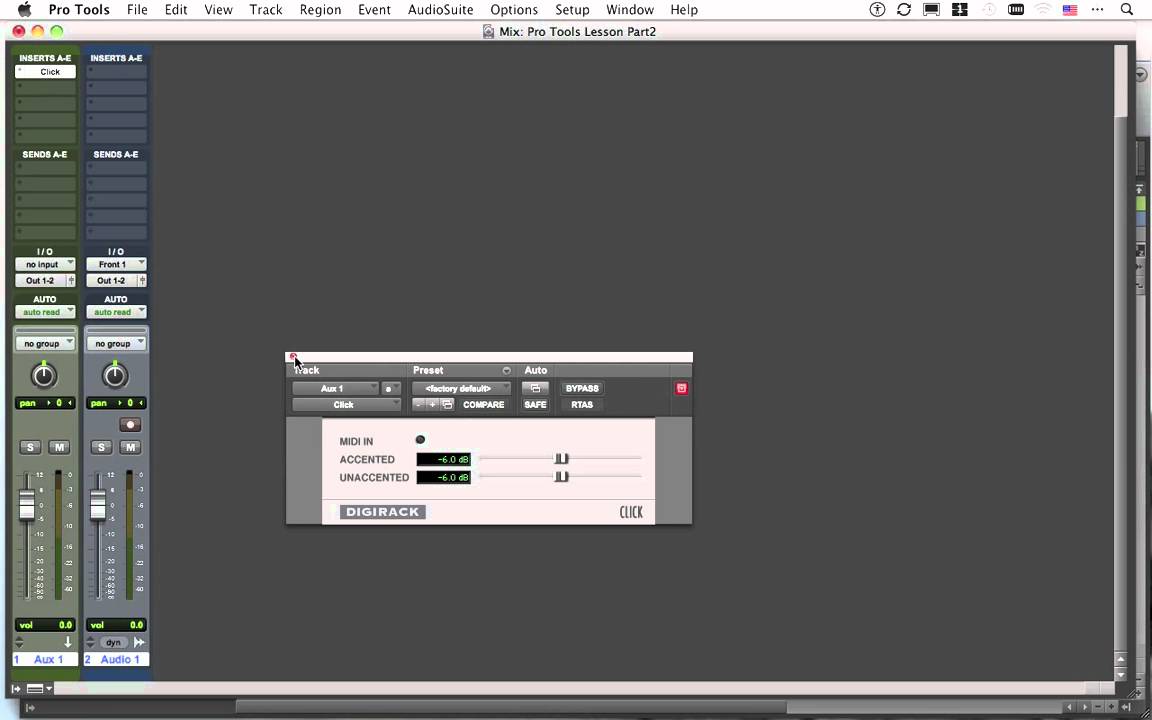 Pro Tools Lesson #2 - "Creating An Effective Click Track" - YouTube