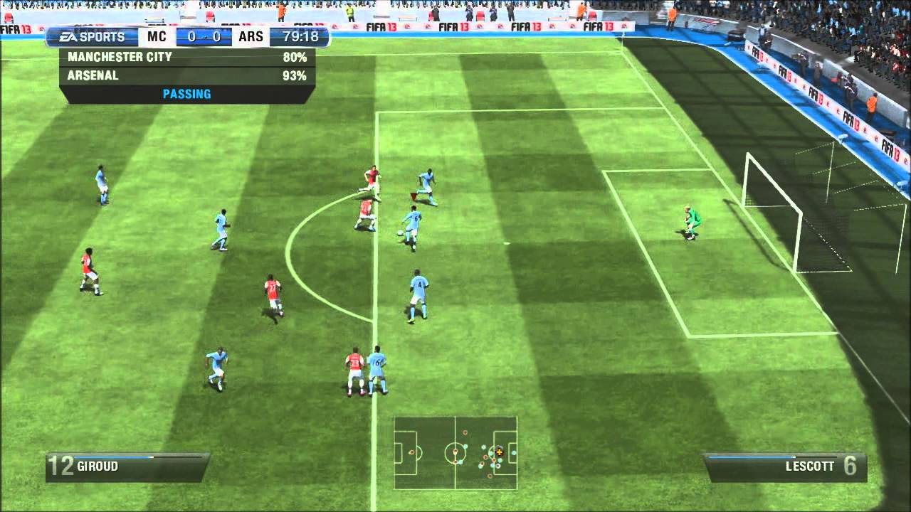 Fifa 13 - Attempt at Manual Controls - YouTube