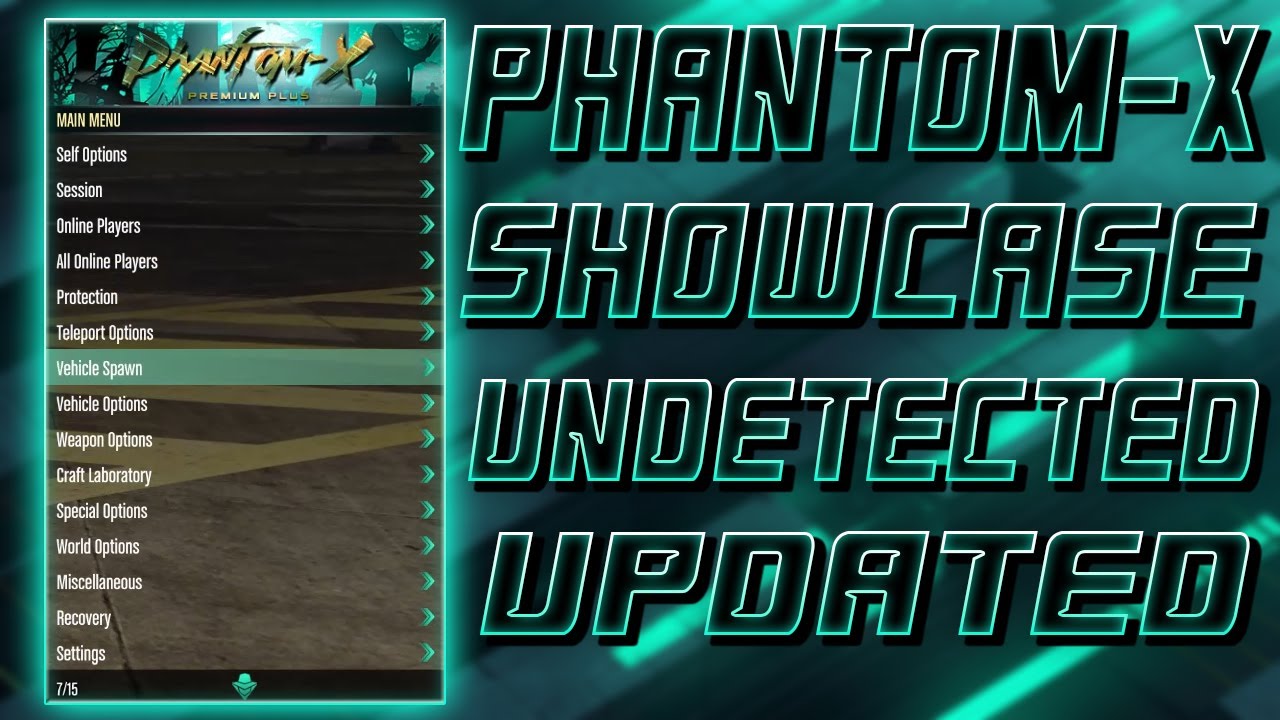 PHANTOM-X MENU SHOWCASE | GTA ONLINE - YouTube