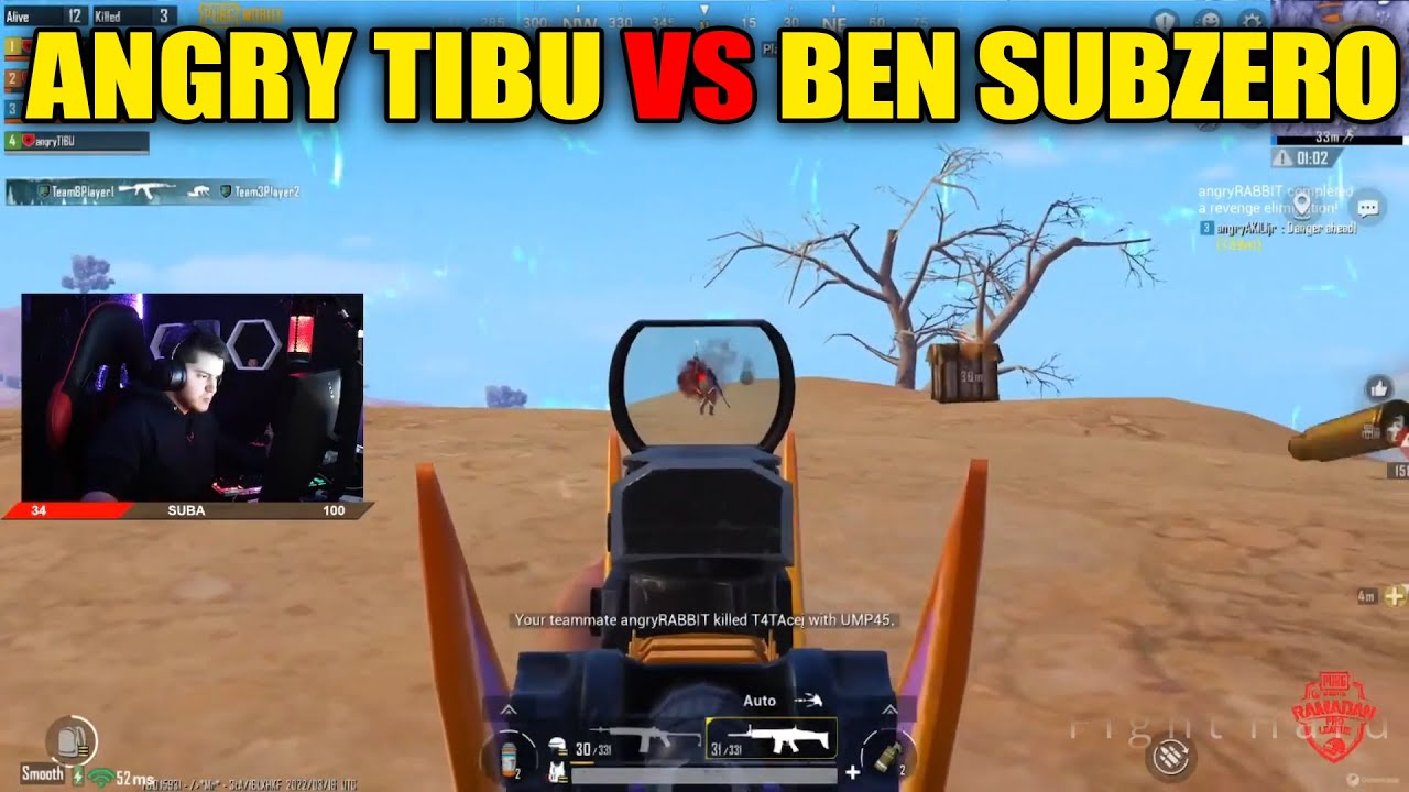 BEN SUBZERO VS ANGRY TİBU Pubg Mobile Yayıncı Karşılaşmaları - YouTube
