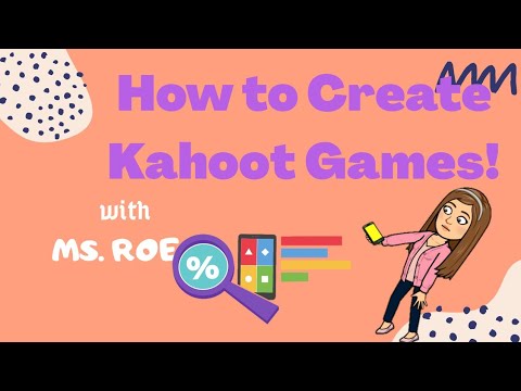 How to Create Kahoot Games - YouTube