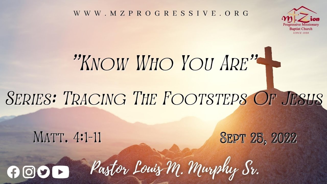 09/25/22 7:40 am “Know Who You Are” - YouTube