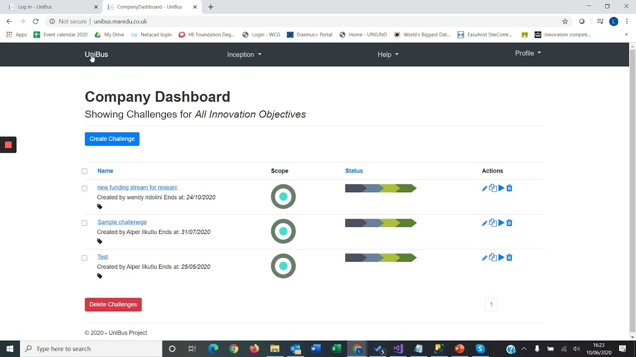 UniBus How to create a challenge in UniBus Platform - YouTube