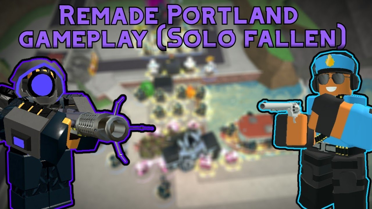 New Portland Remake gameplay | Tower Defense Simulator - YouTube