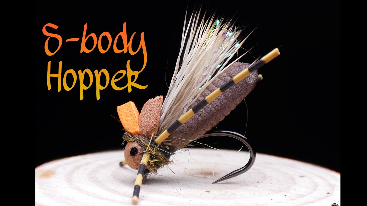 Fly tying S-BODY HOPPER by Jorge G. Huertes - YouTube