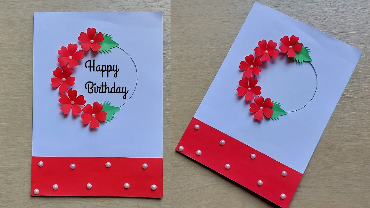 How to make Birthday Card/Birthday Card Ideas/Birthday Greeting Card ...