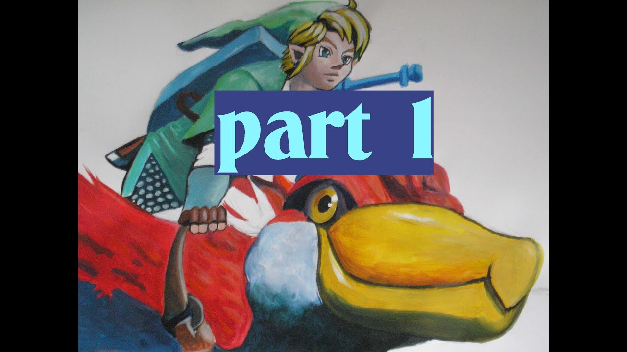 How to draw/paint Link - Zelda Skyward Sword ( PART 1) - YouTube